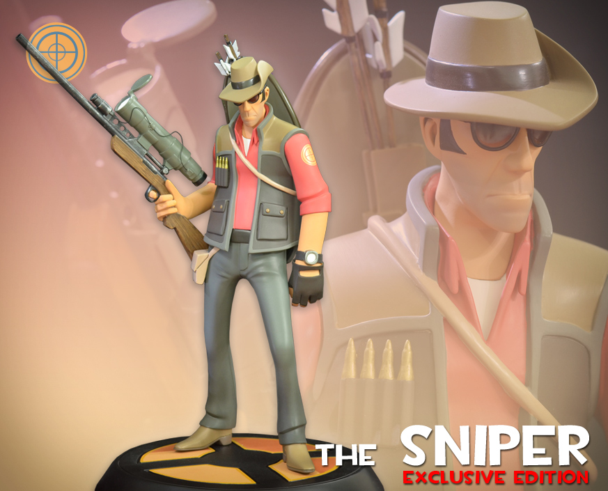 Team Fortress 2: The RED Sniper Exclusive Statue | Gaming Heads