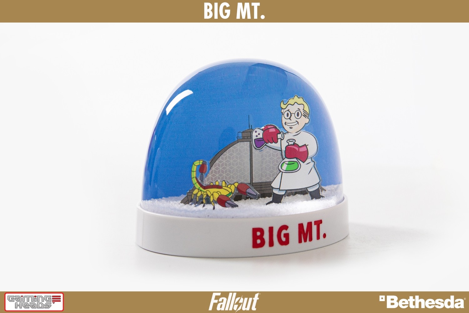 Fallout: New Vegas - Big Mt. snow globe | Gaming Heads