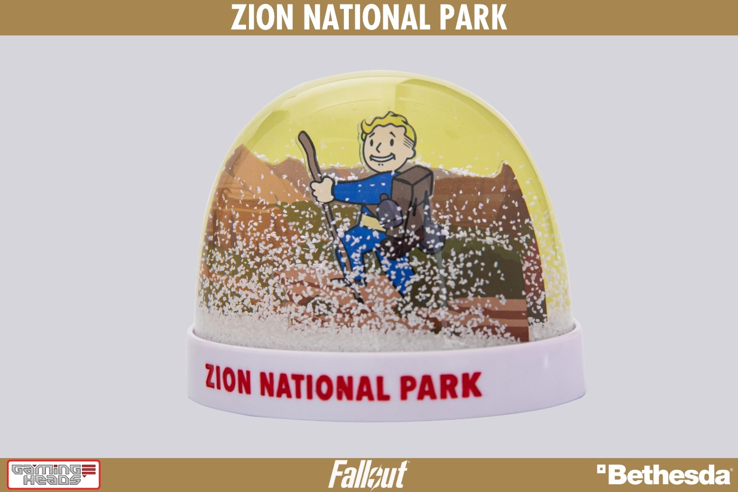 Fallout: New Vegas - Zion National Park snow globe | Gaming Heads