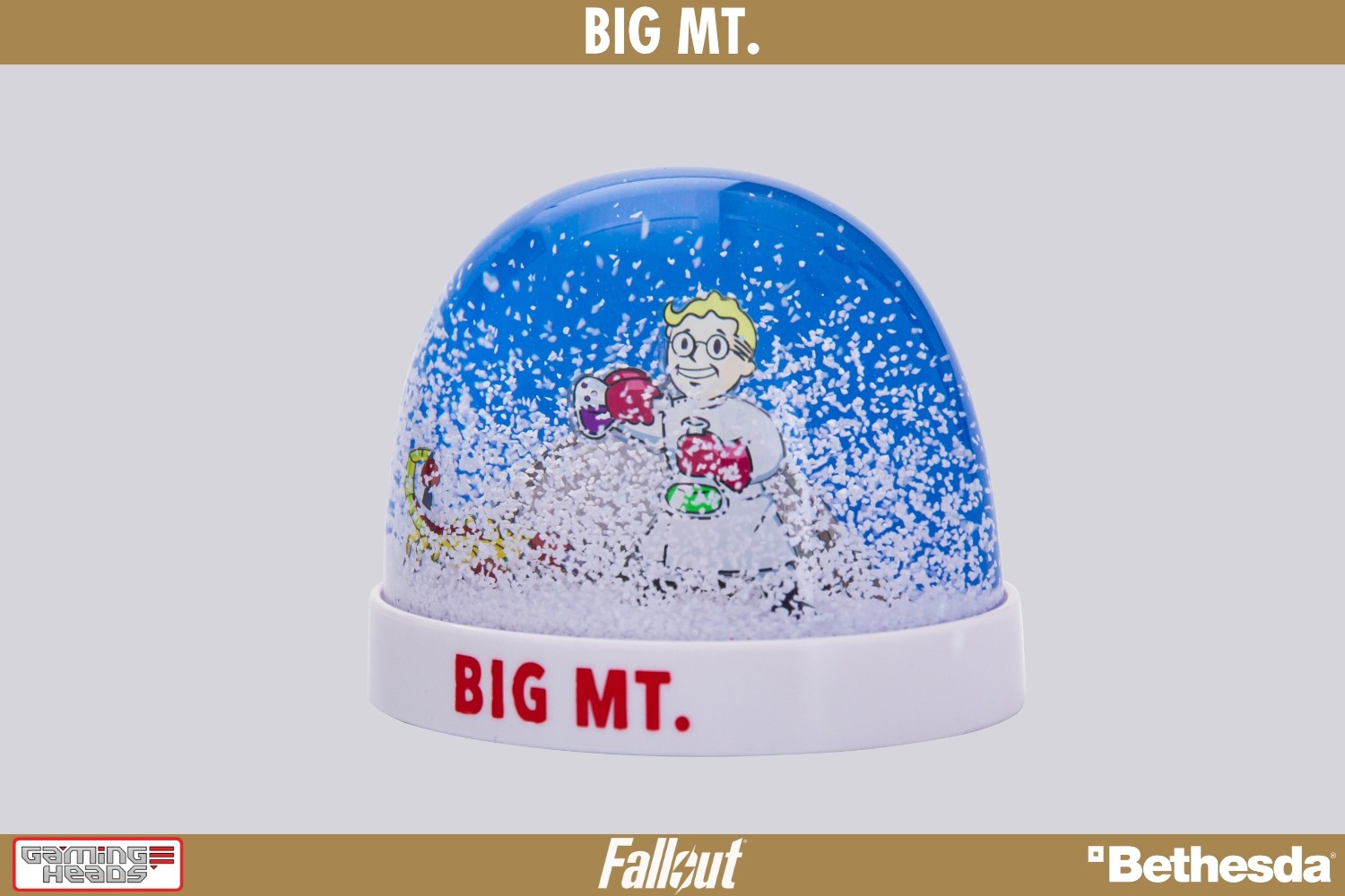 Fallout: New Vegas - Big Mt. snow globe | Gaming Heads