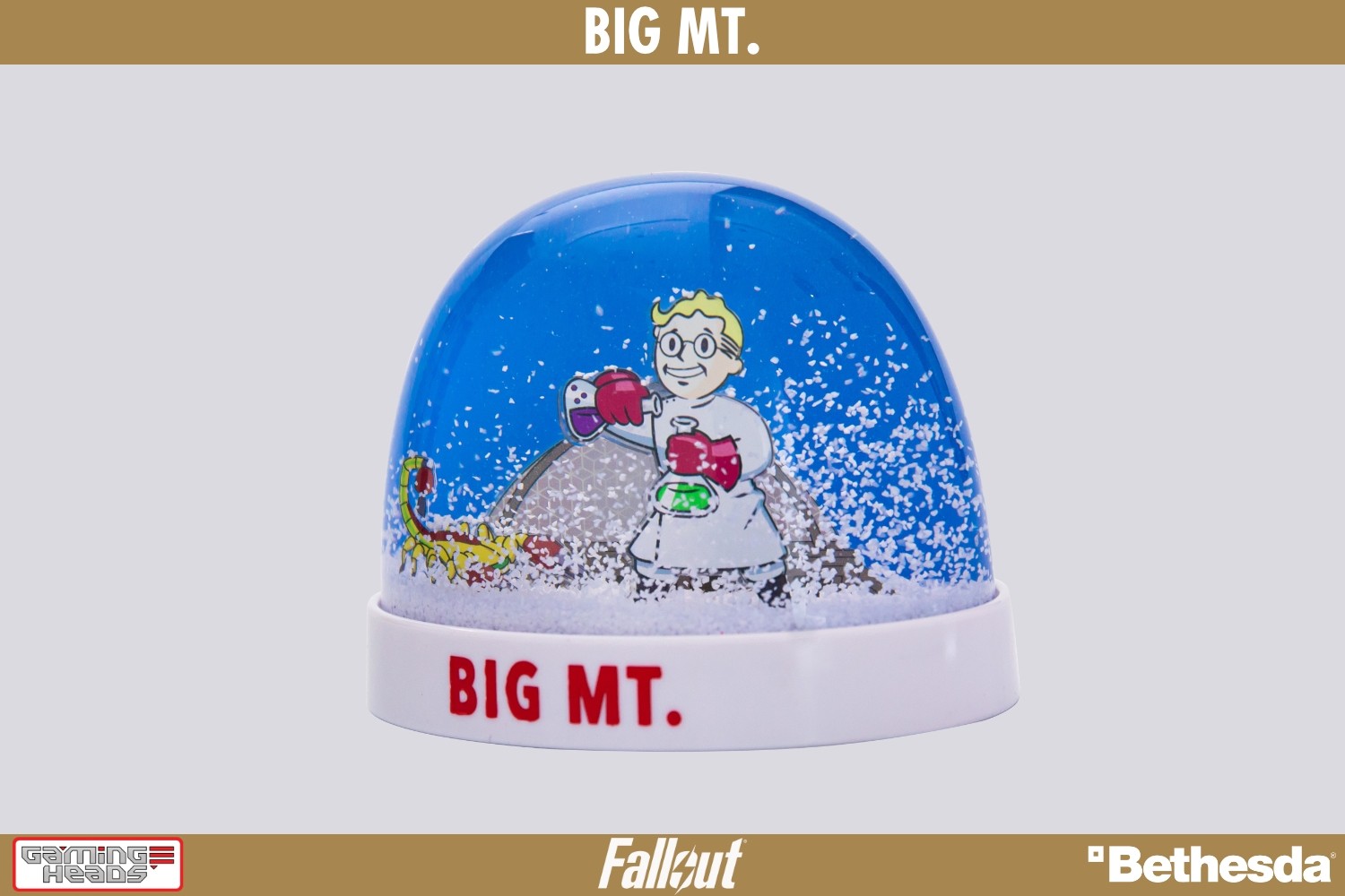 Fallout: New Vegas - Big Mt. snow globe | Gaming Heads
