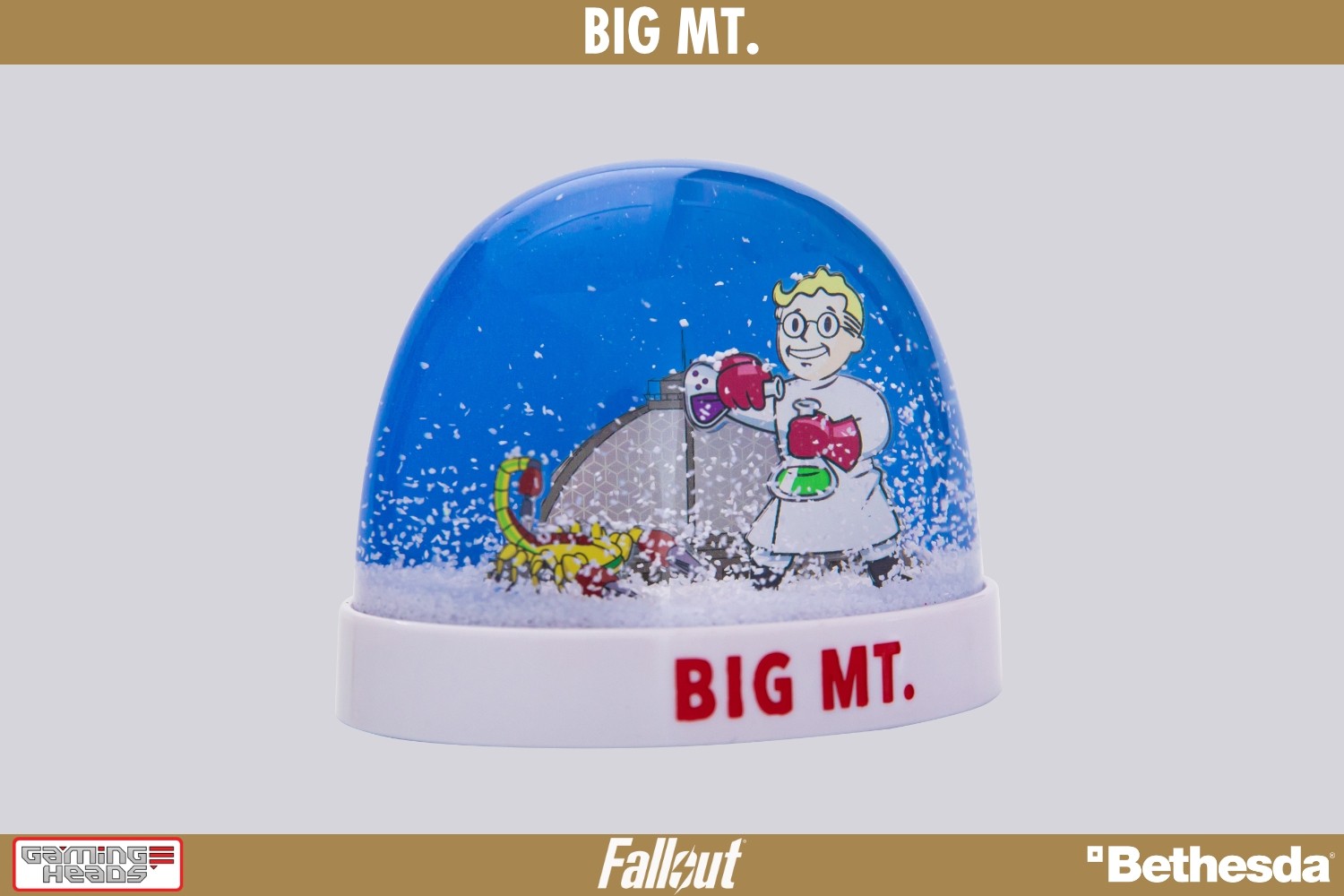 Fallout: New Vegas - Big Mt. snow globe | Gaming Heads
