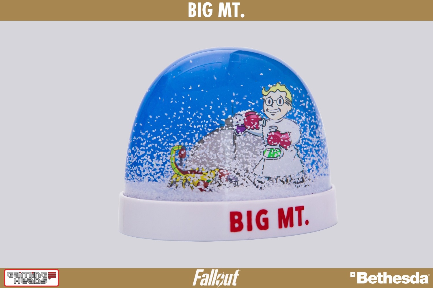 Fallout: New Vegas - Big Mt. snow globe | Gaming Heads