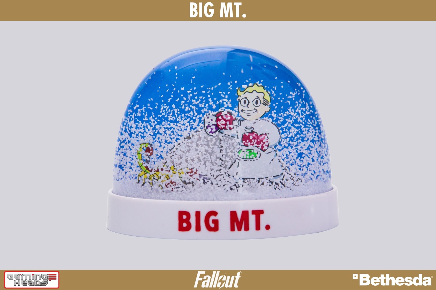Fallout: New Vegas - Big Mt. snow globe | Gaming Heads