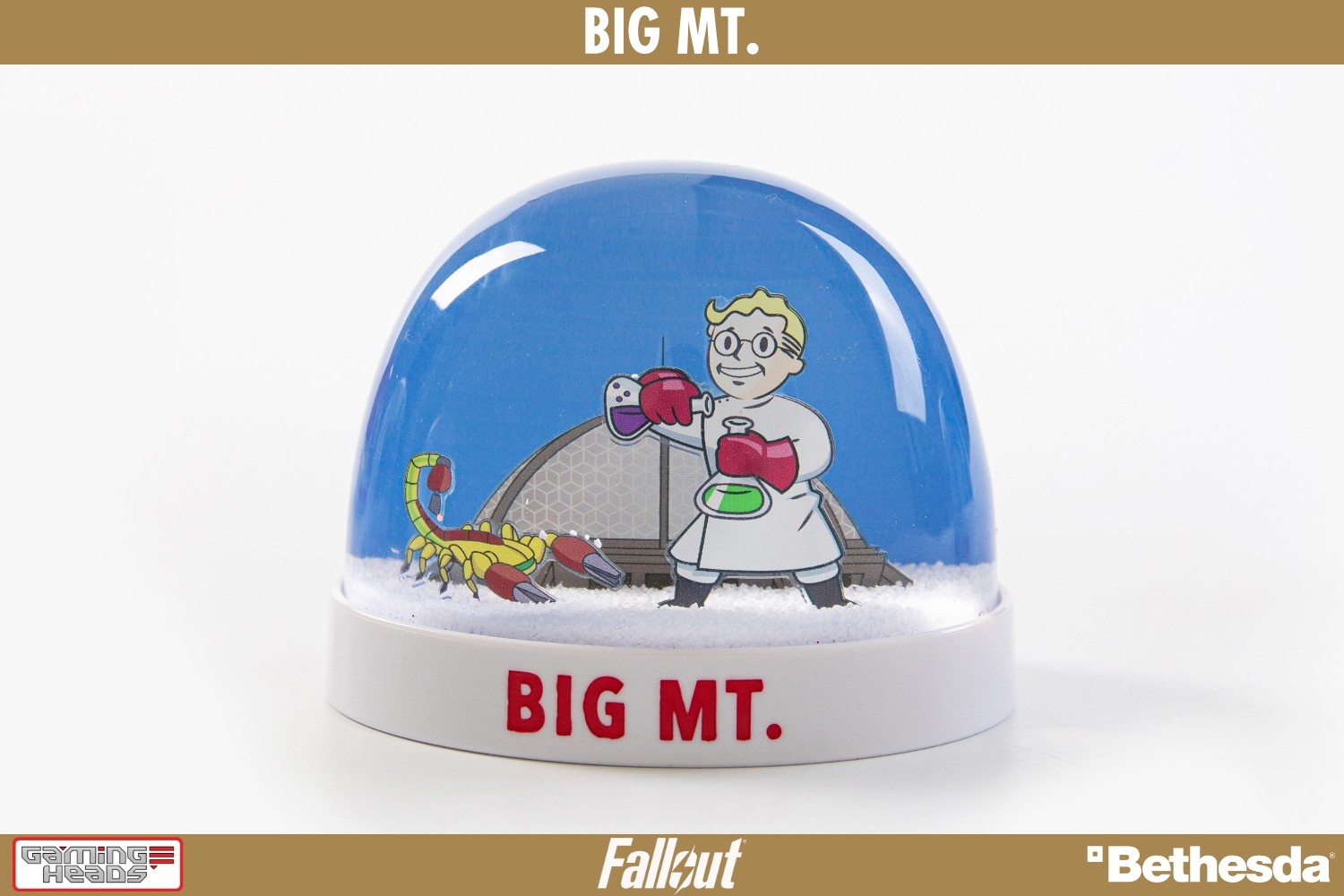 Fallout: New Vegas - Big Mt. snow globe | Gaming Heads