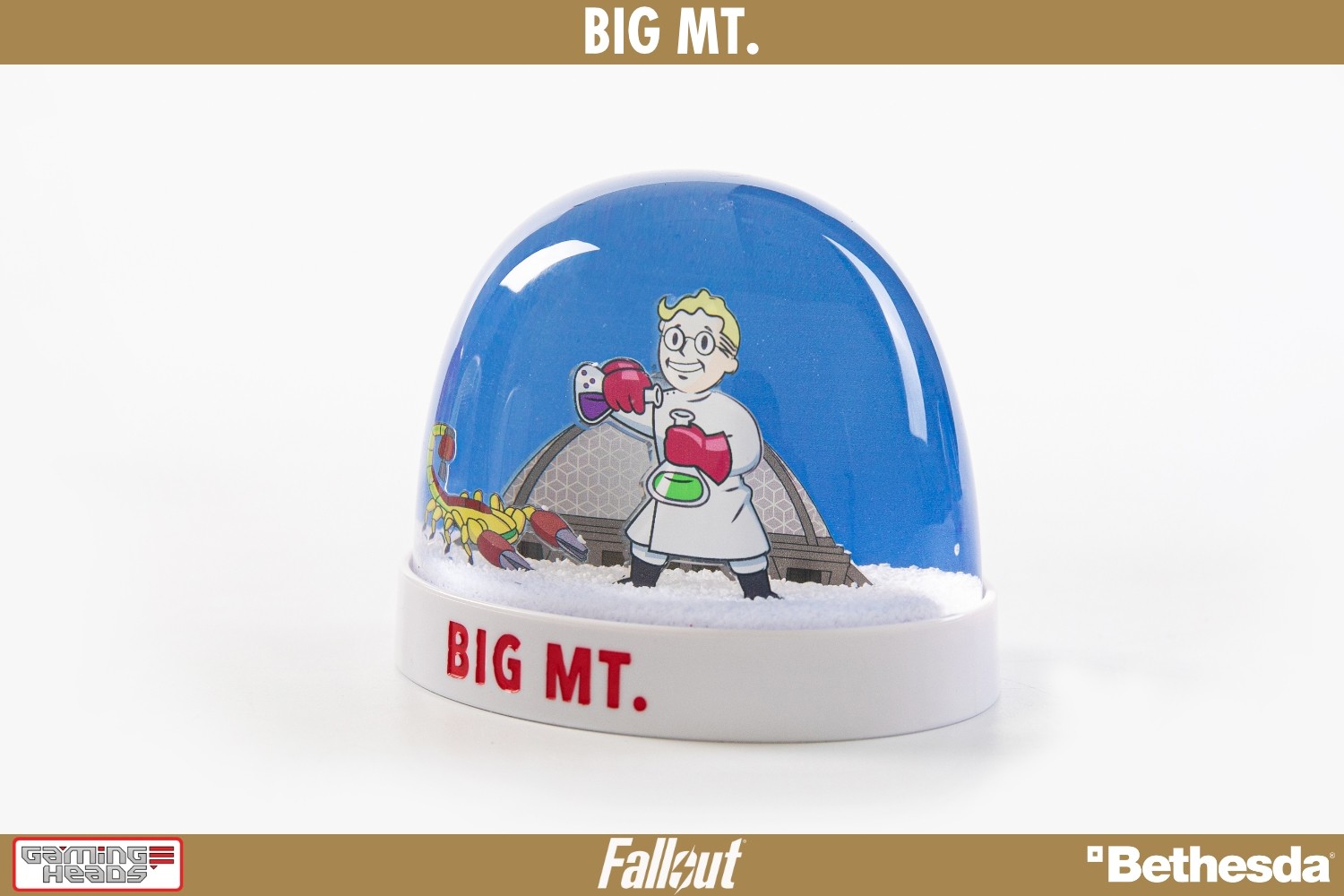 Fallout: New Vegas - Big Mt. snow globe | Gaming Heads