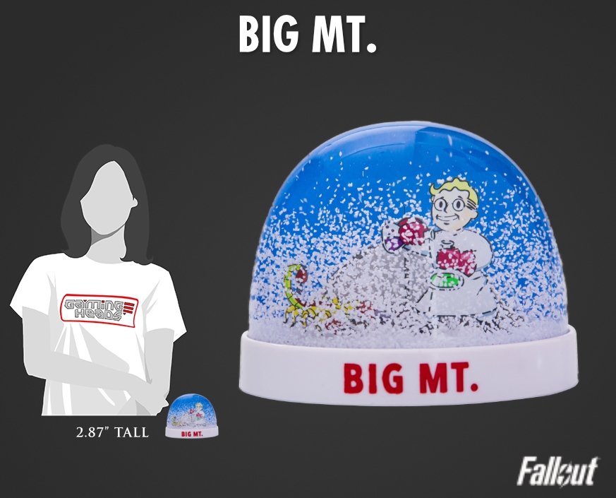 Fallout: New Vegas - Big Mt. snow globe | Gaming Heads